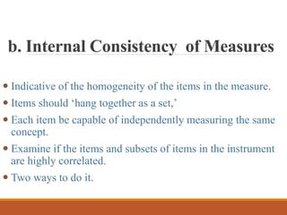 Research Methods.ppt Criterion for Good measurement. Goodness of ...