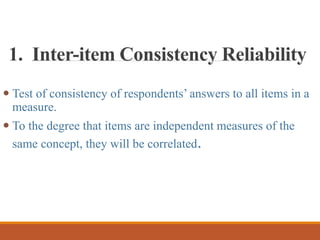 Research Methods.ppt Criterion for Good measurement. Goodness of ...