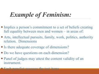 Research Methods.ppt Criterion for Good measurement. Goodness of ...