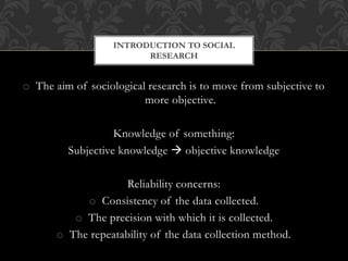 As Research methods, sociology | PPT