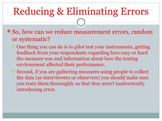 Research methods 2 operationalization & measurement | PPT