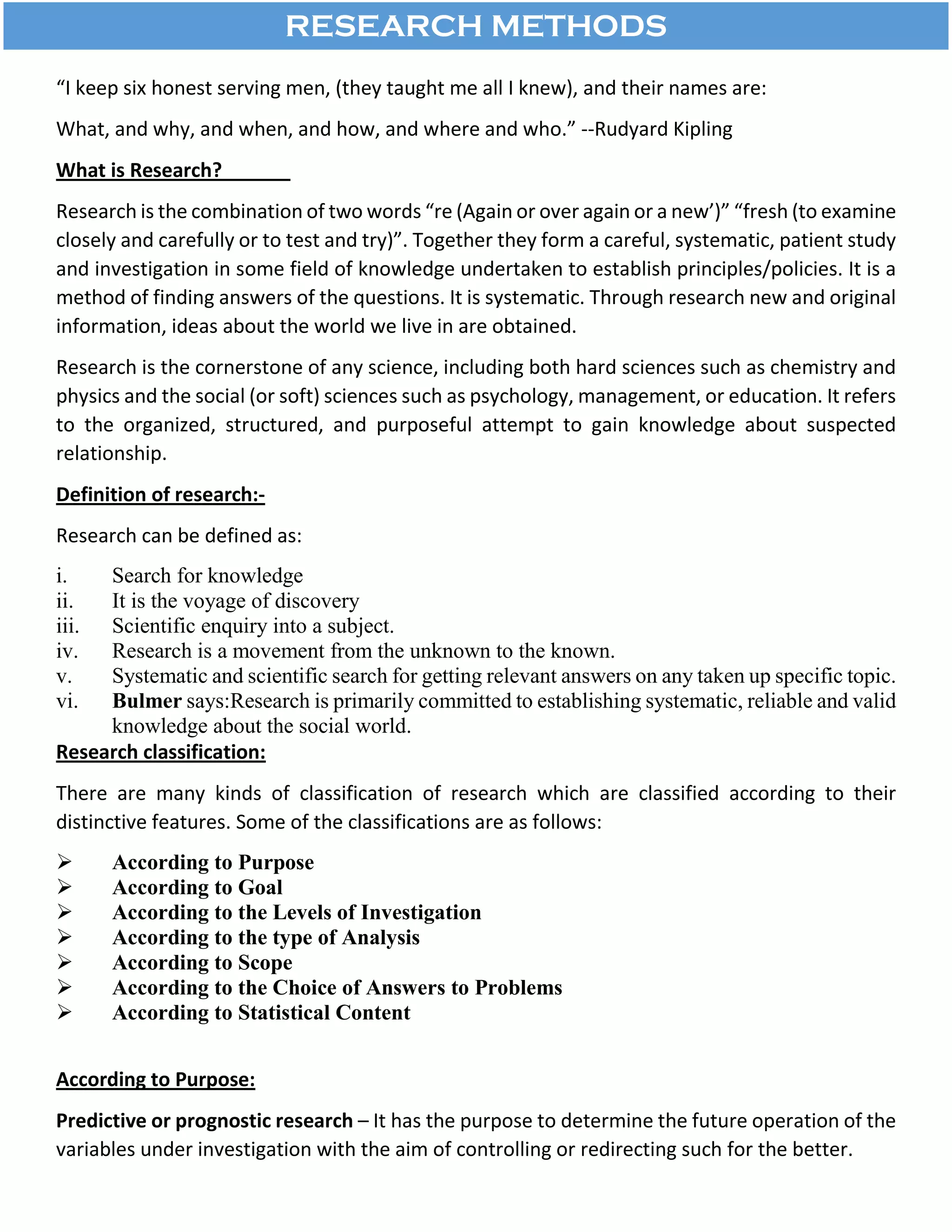 Research methods (arfan rai) assignment | PDF