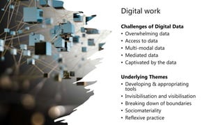 Research methods for digital work and organization | PPTX