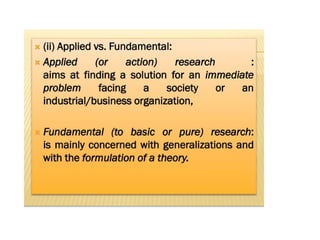 Introduction to Research Methods for Management | PPTX