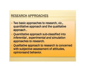 Introduction to Research Methods for Management | PPT