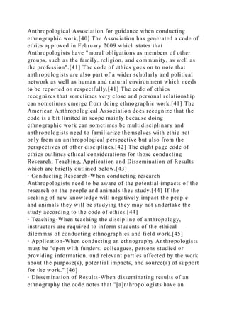 Research Methods in Anthropology Part 1 Discuss the strengths .docx