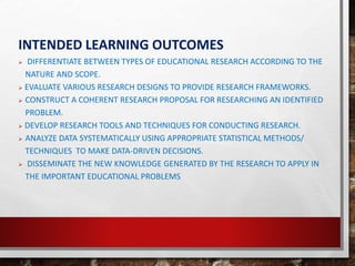 Research Methods in Education - Lecture 01.ppt
