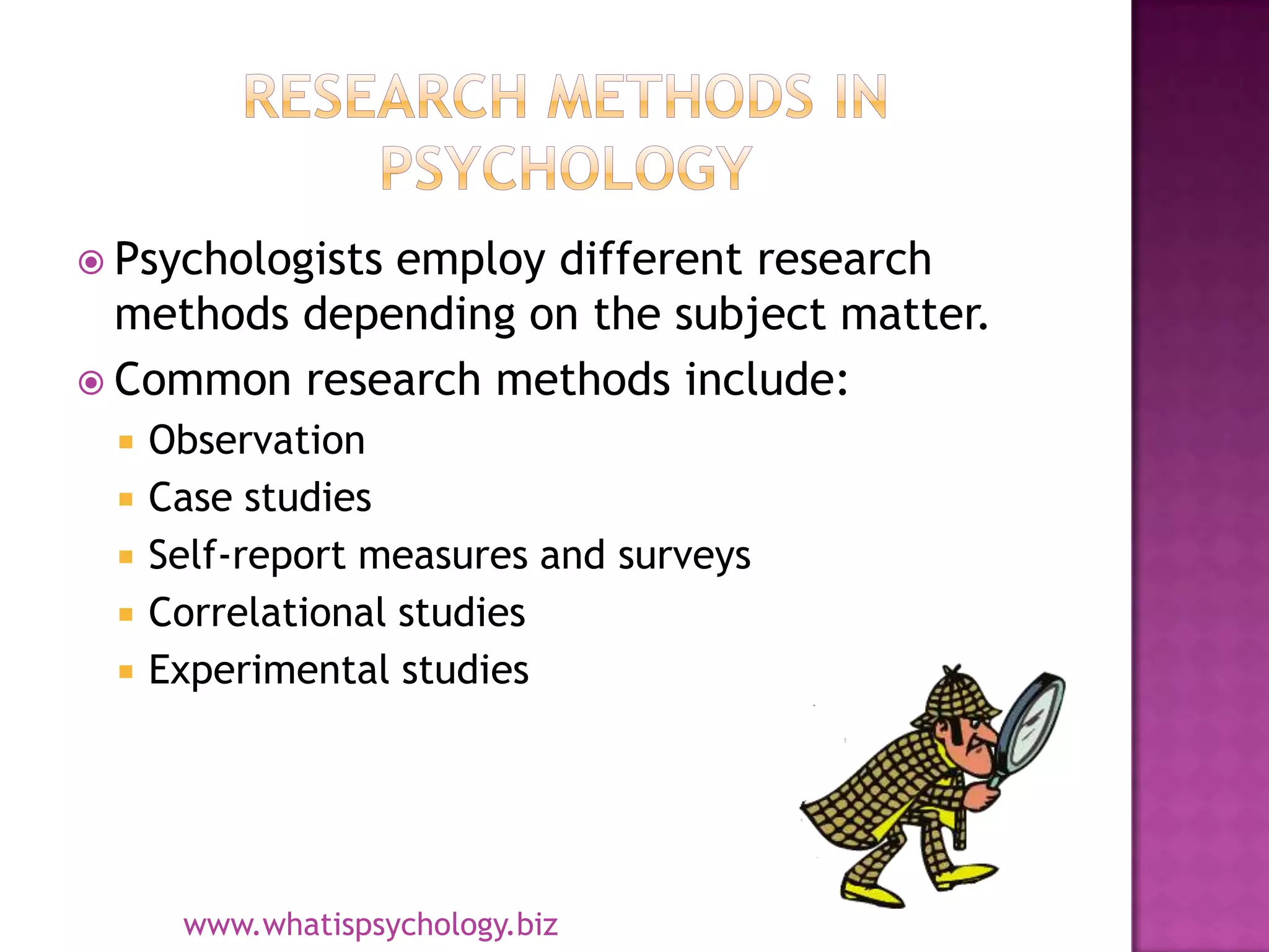Psych 101 - Introduction to Psychology - Lecture 2 | PPTX