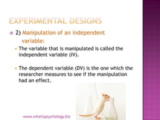 Psych 101 - Introduction to Psychology - Lecture 2 | PPTX