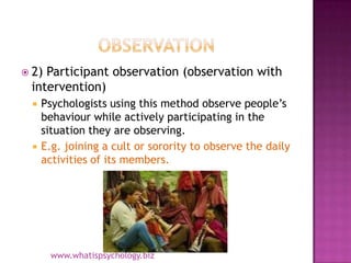 Psych 101 - Introduction to Psychology - Lecture 2 | PPTX
