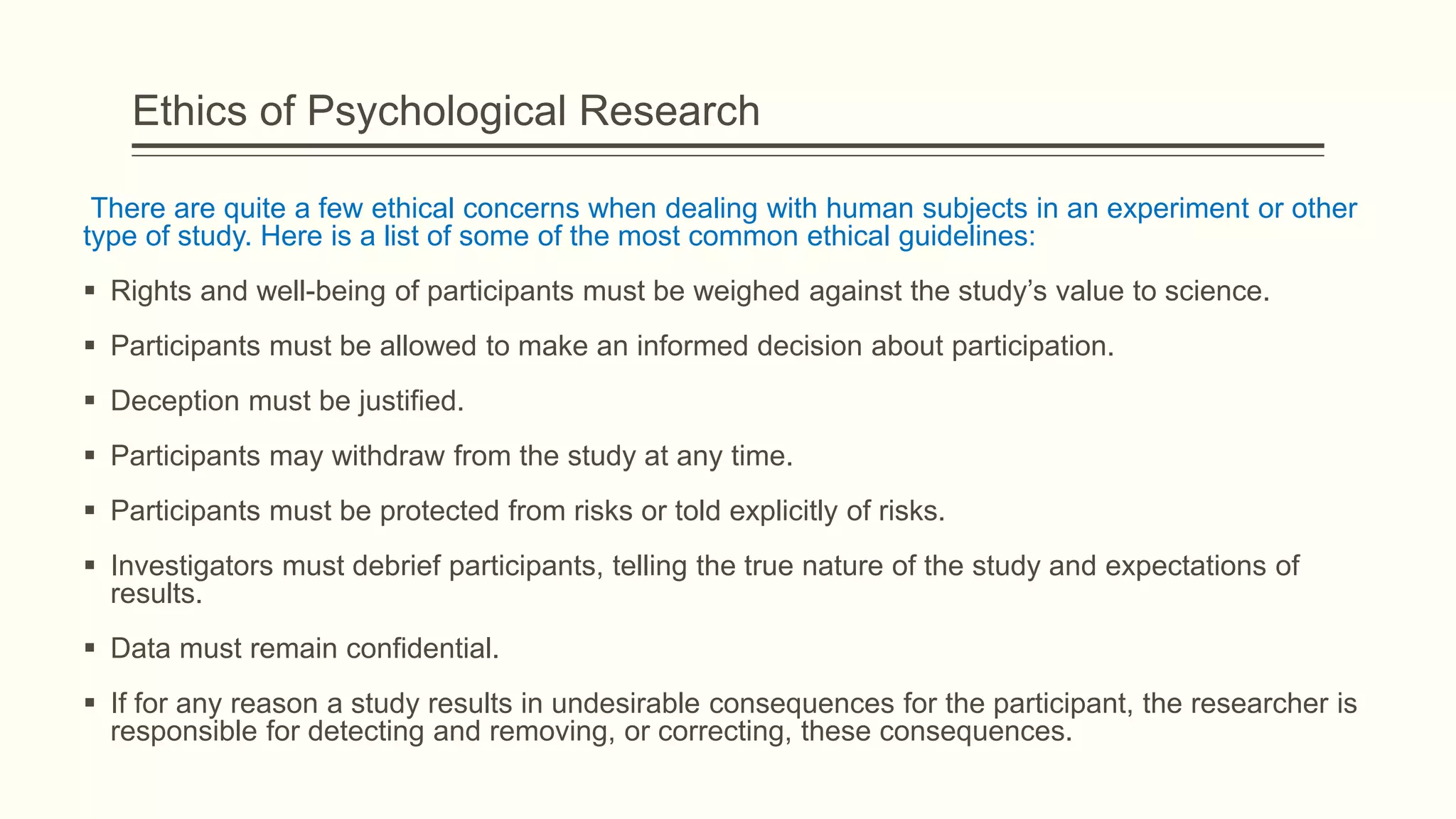 Research Methods in psychology | PDF