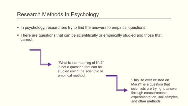 Research Methods in psychology | PDF