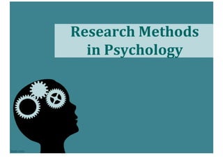 Research Methods In Psychology | PPT