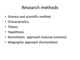 Research methods in psychopathology | PPTX | Genetics | Science