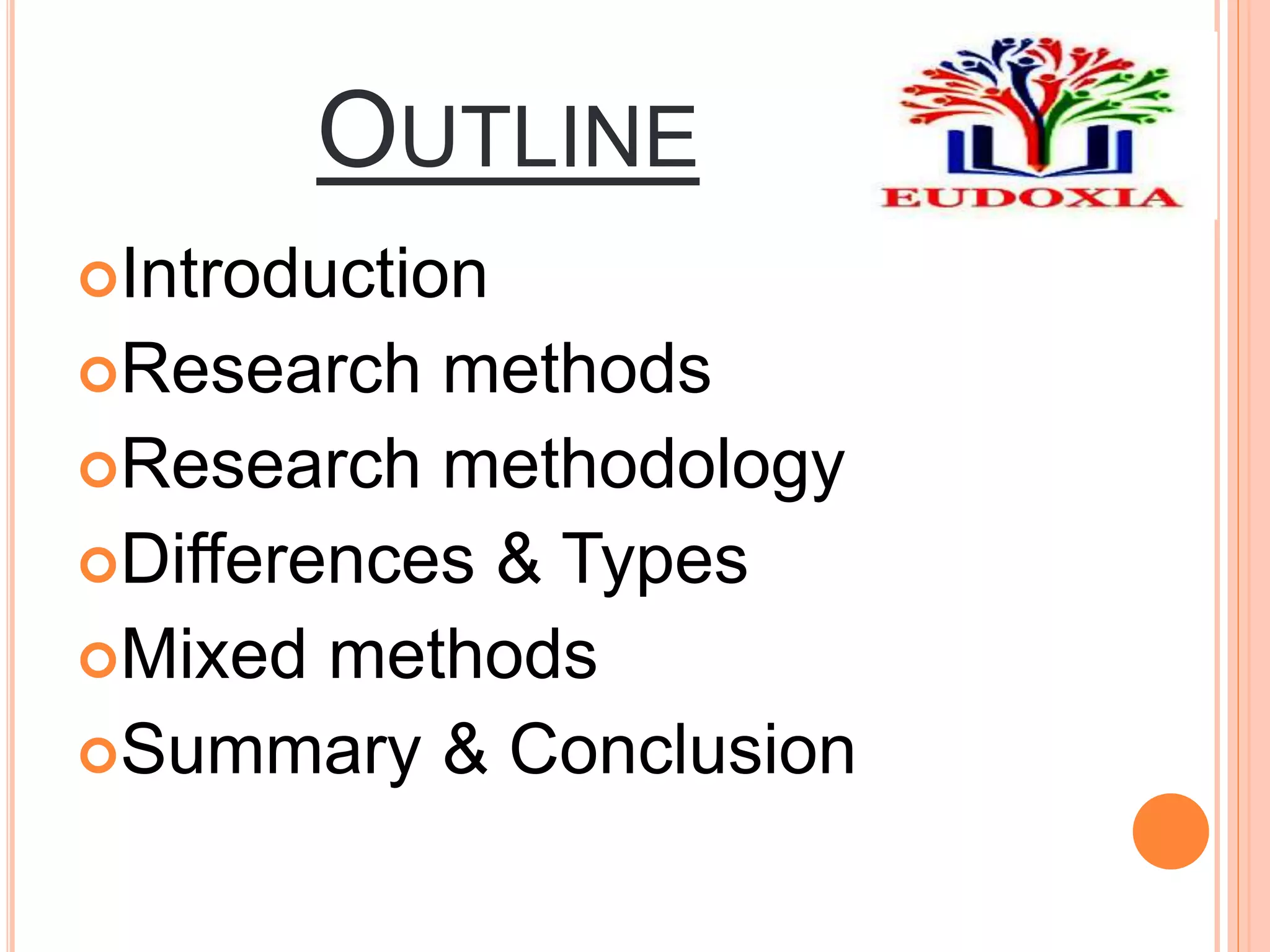Research Methods & Methodology | PPTX