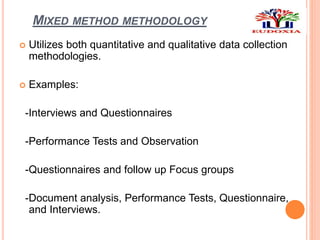 Research Methods & Methodology | PPTX