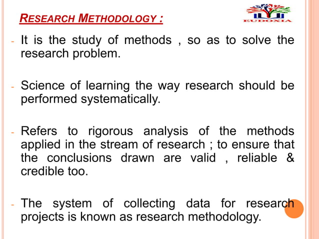Research Methods & Methodology | PPTX | Science