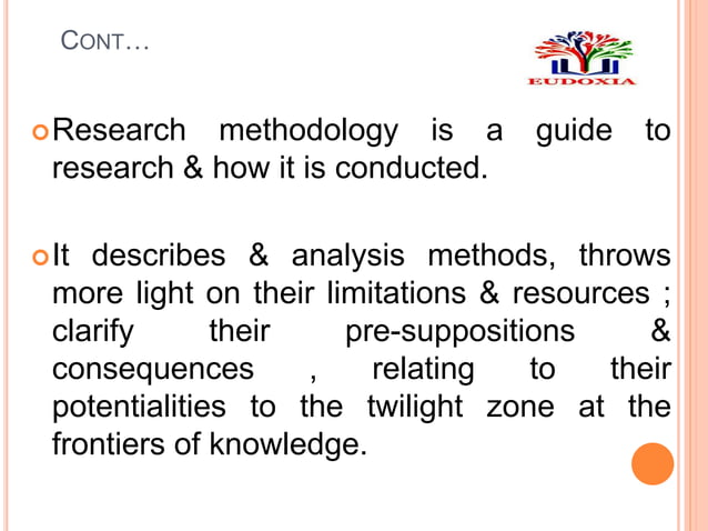 Research Methods & Methodology | PPTX | Science