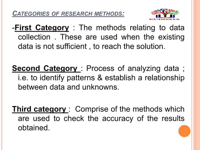 Research Methods & Methodology