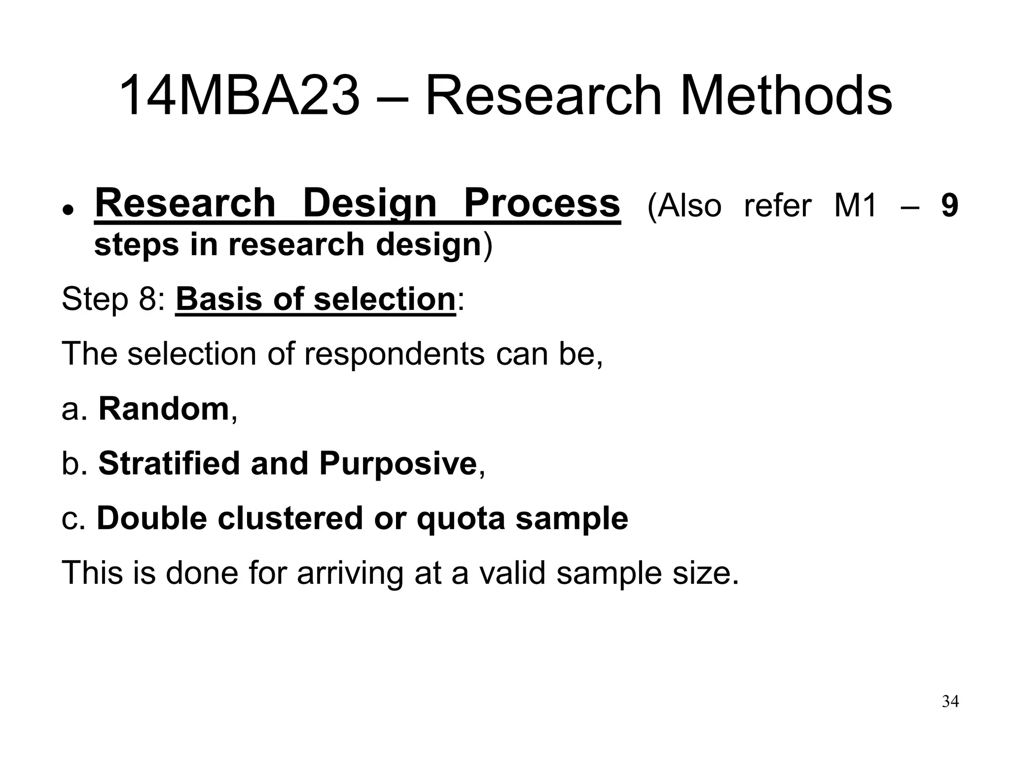 Research methods module 2 | PDF