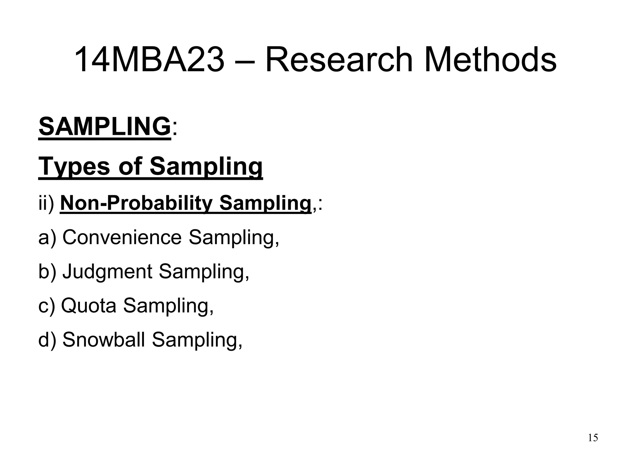 Research methods module 3 | PDF
