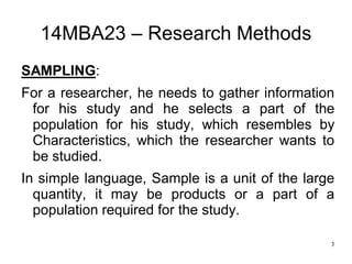 Research methods module 3 | PDF