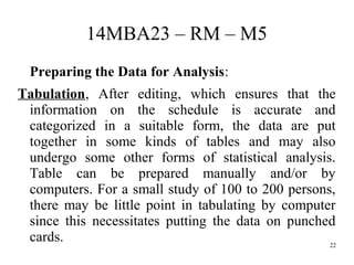 Research methods module 5 msf | PPT