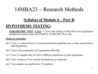 Research methods module 6 [b] pdf | PDF