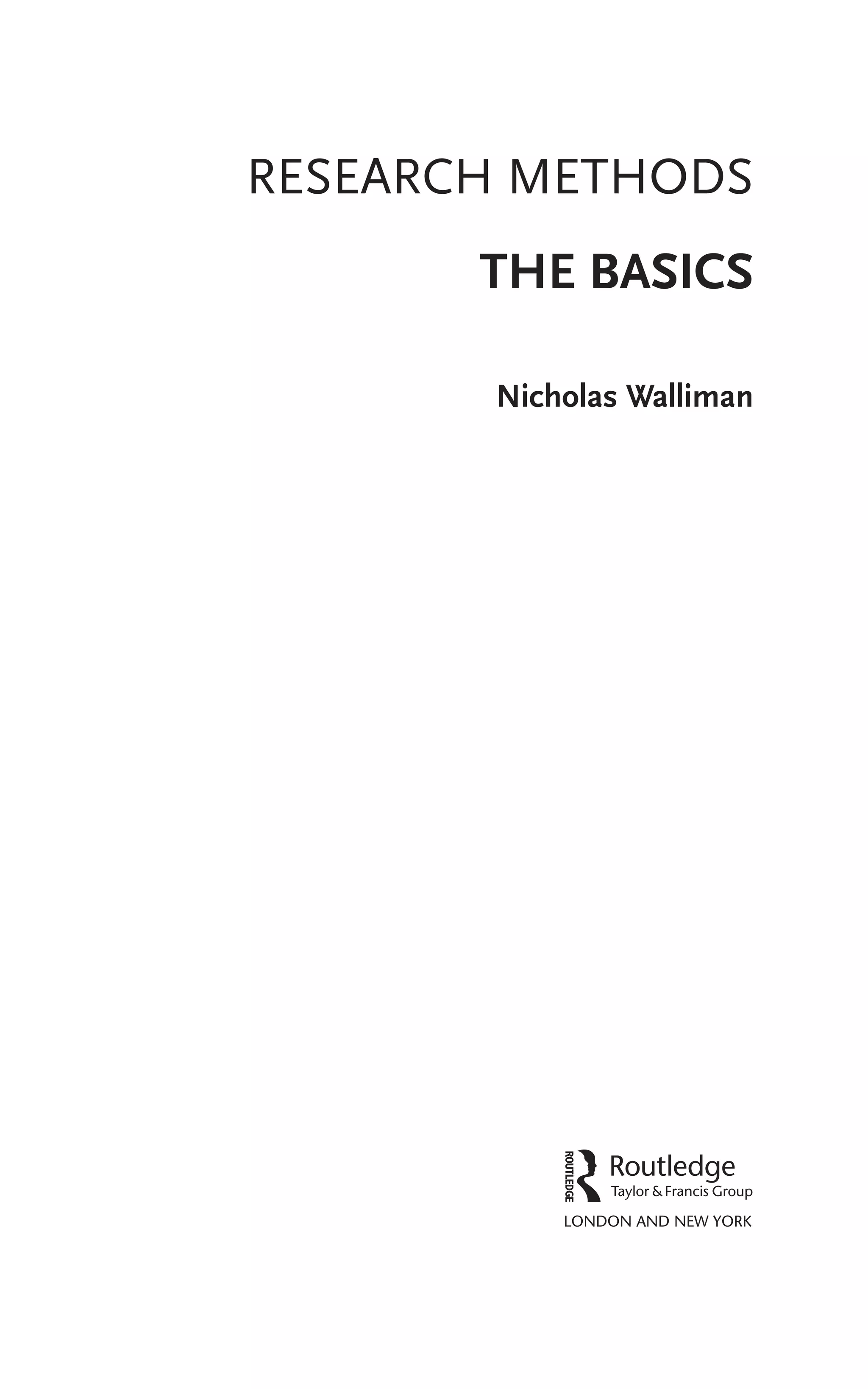 Research methods nicholas walliman | PDF