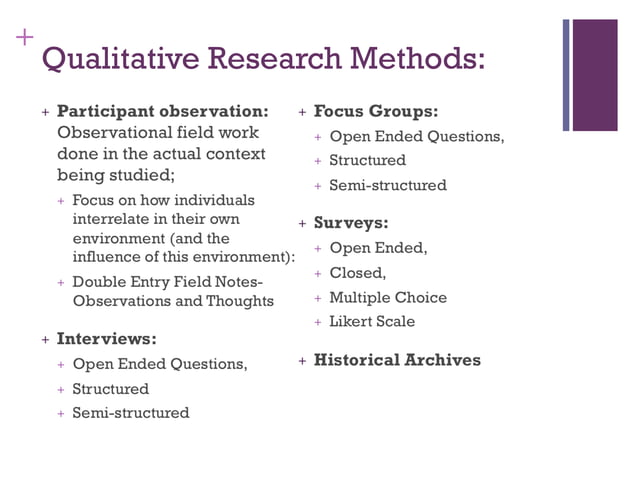 Research Methods: A Brief Introduction To Planning a Qualitative Study ...