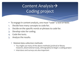 Research methods presentation | PPT