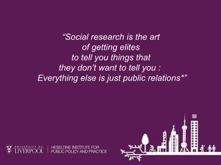 Research methods lecture | PPTX | Civic affairs | Politics