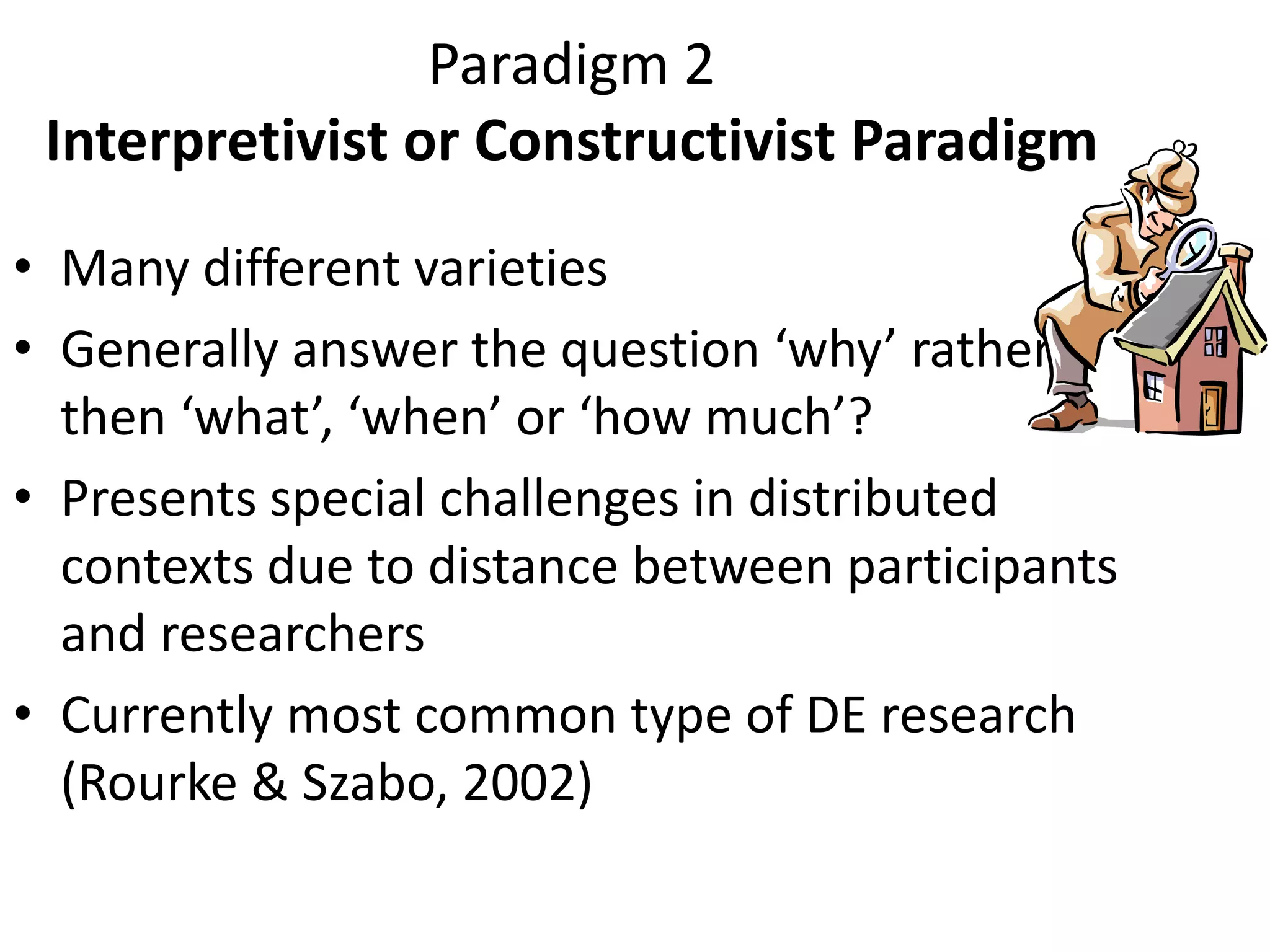 Research Paradigms:Ontology's, Epistemologies & Methods | PPT
