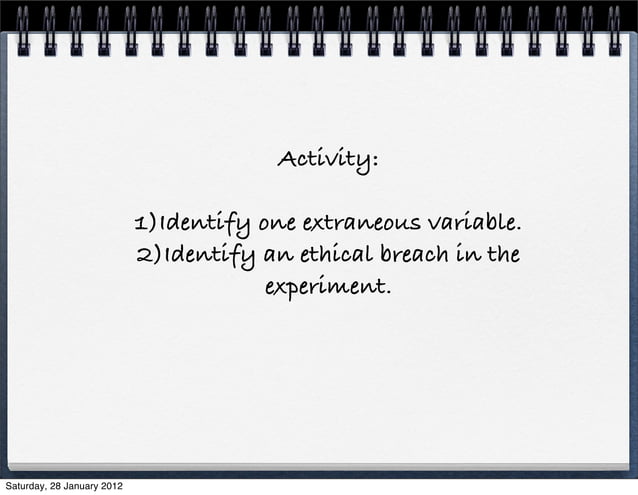 Research methods (variables & hypothesis) | PPT