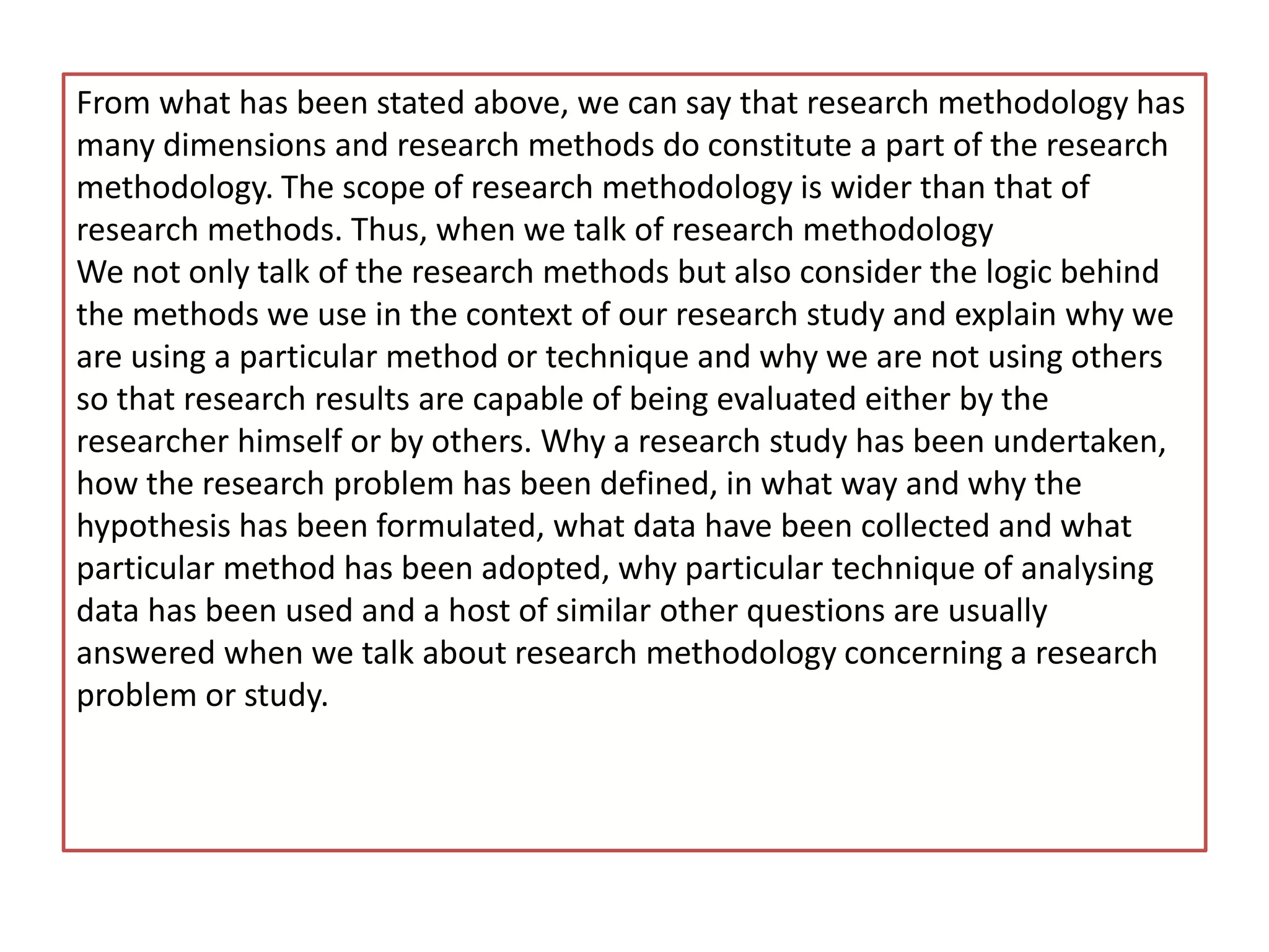 RESEARCH METHODS VERSUS METHODOLOGY 1.pptx