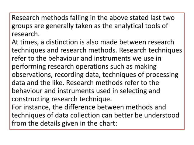 RESEARCH METHODS VERSUS METHODOLOGY 1.pptx