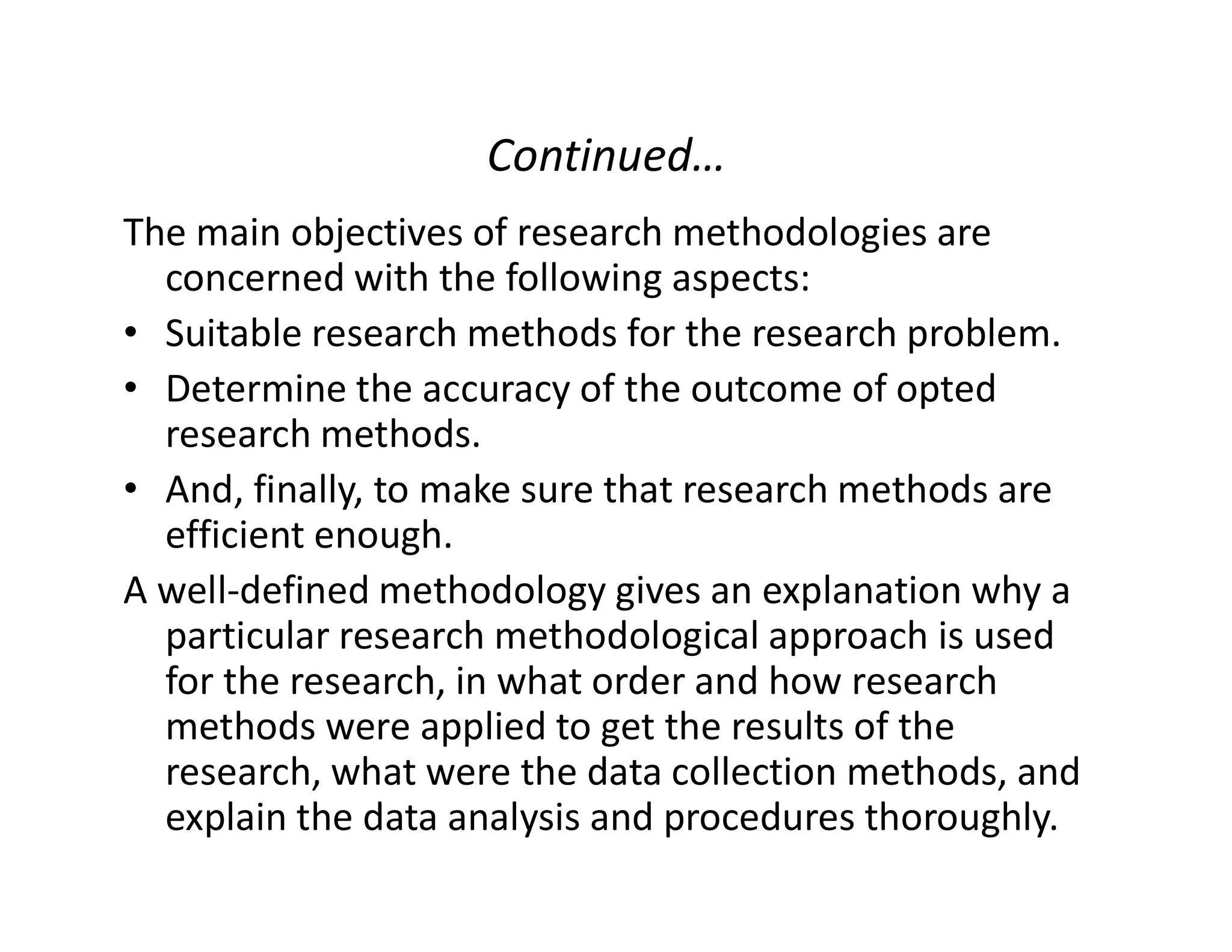 Research methods vs research methodology | PDF