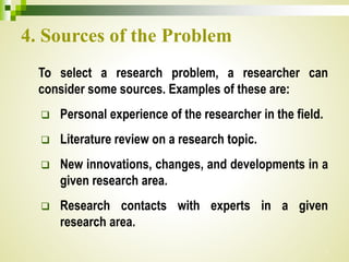 Research Methology: The Research Problem.pptx