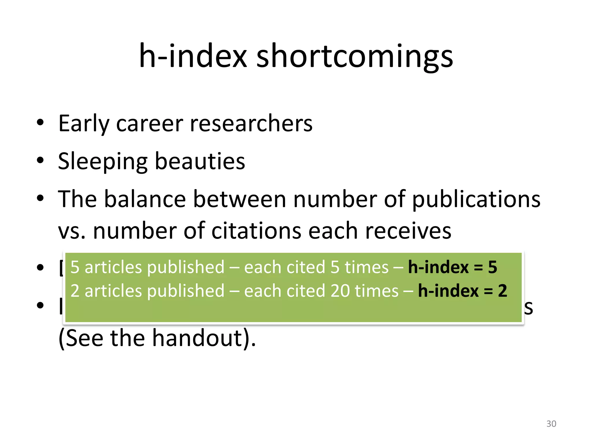 Research Metrics | PPTX