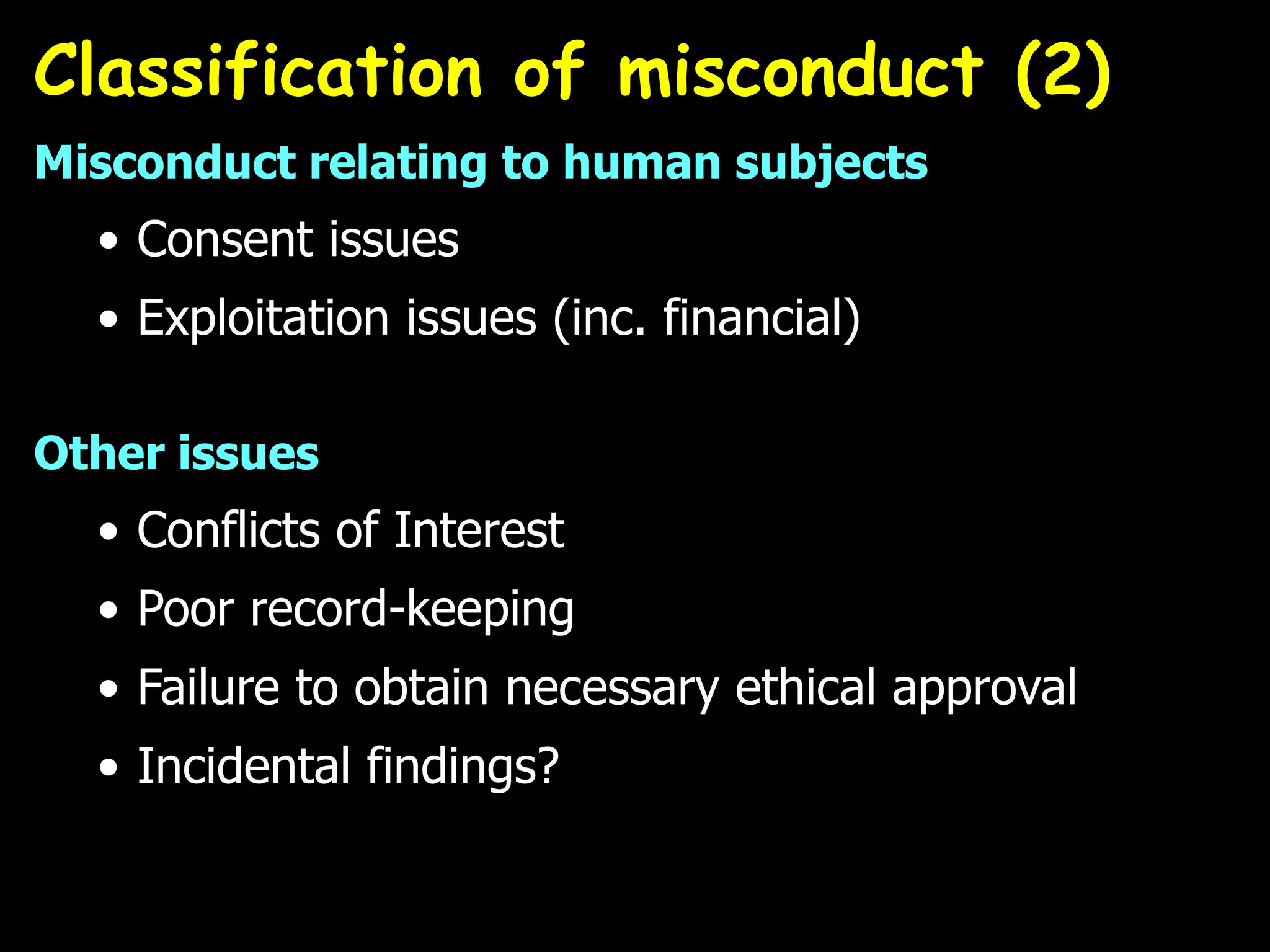 (In)famous cases of research misconduct | PDF