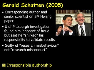 (In)famous cases of research misconduct | PDF