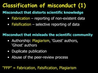 (In)famous cases of research misconduct | PDF