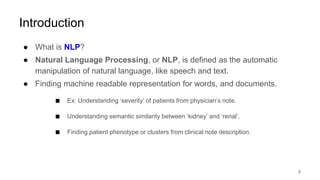 Understanding medical concepts and codes through NLP methods | PPT