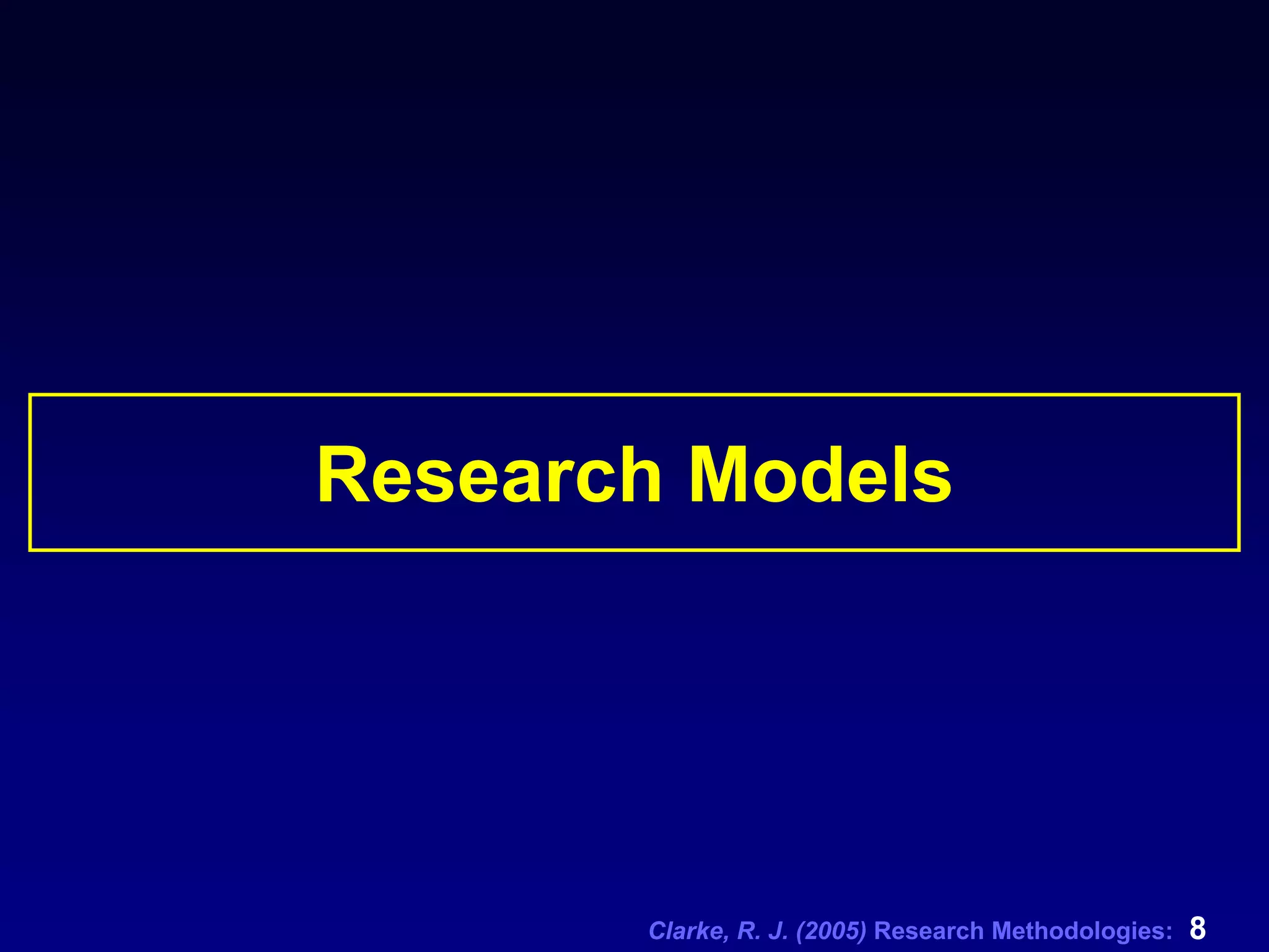 Research models | PDF