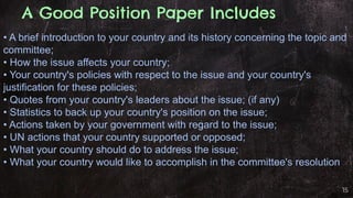 Research: Model United Nations and Beyond... | PDF