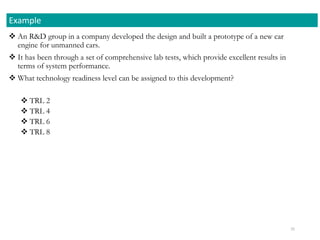 Research Monetization - Evaluating Technology Readiness (TRL) | PPTX