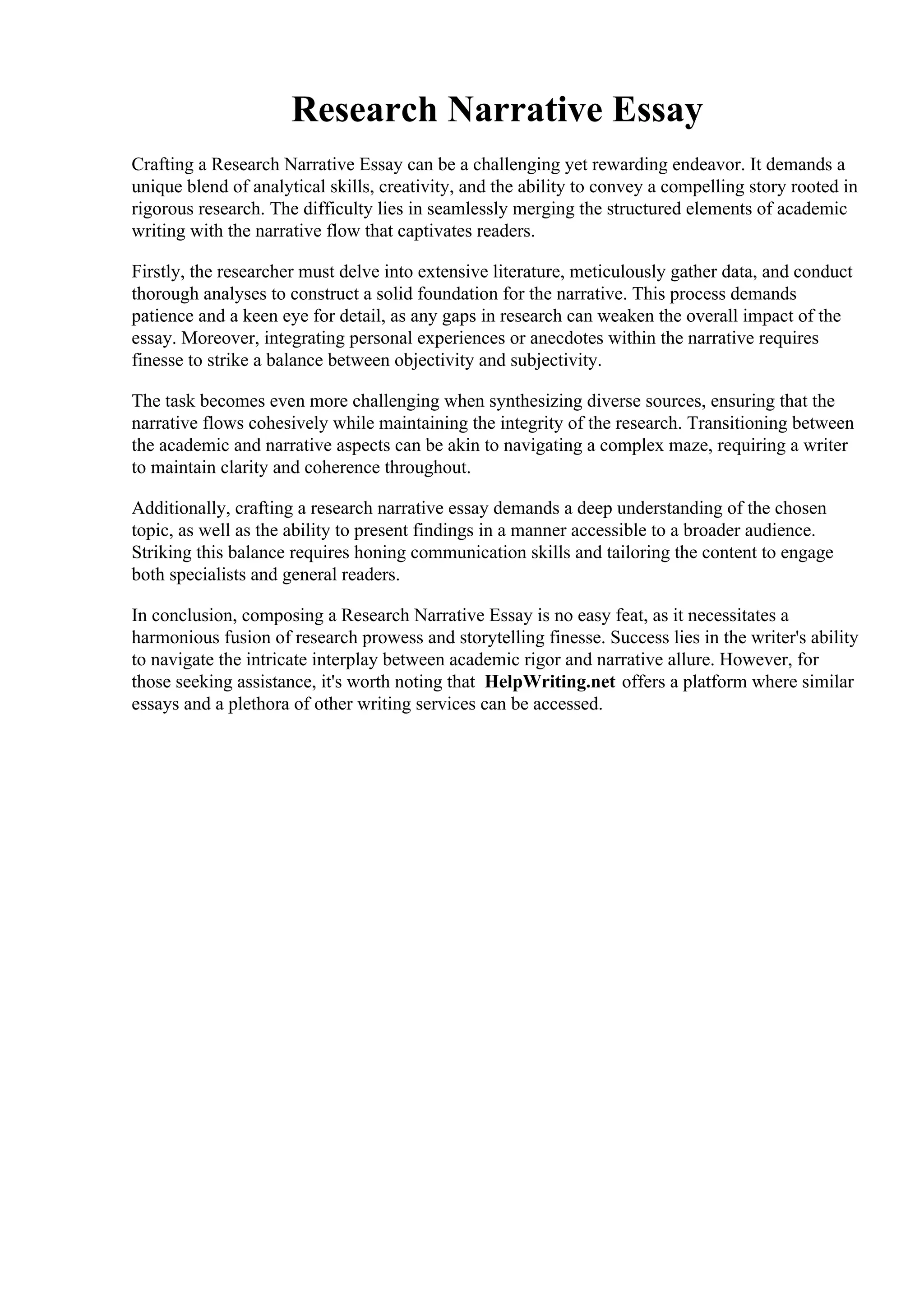 Research Narrative Essay.pdf | Business Operations | Business