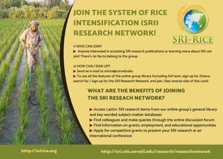 SRI Research Network Flyer | PDF | Technology & Computing