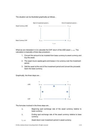 Currency Hedged Return Calculations | PDF | Hedge Funds | Personal ...