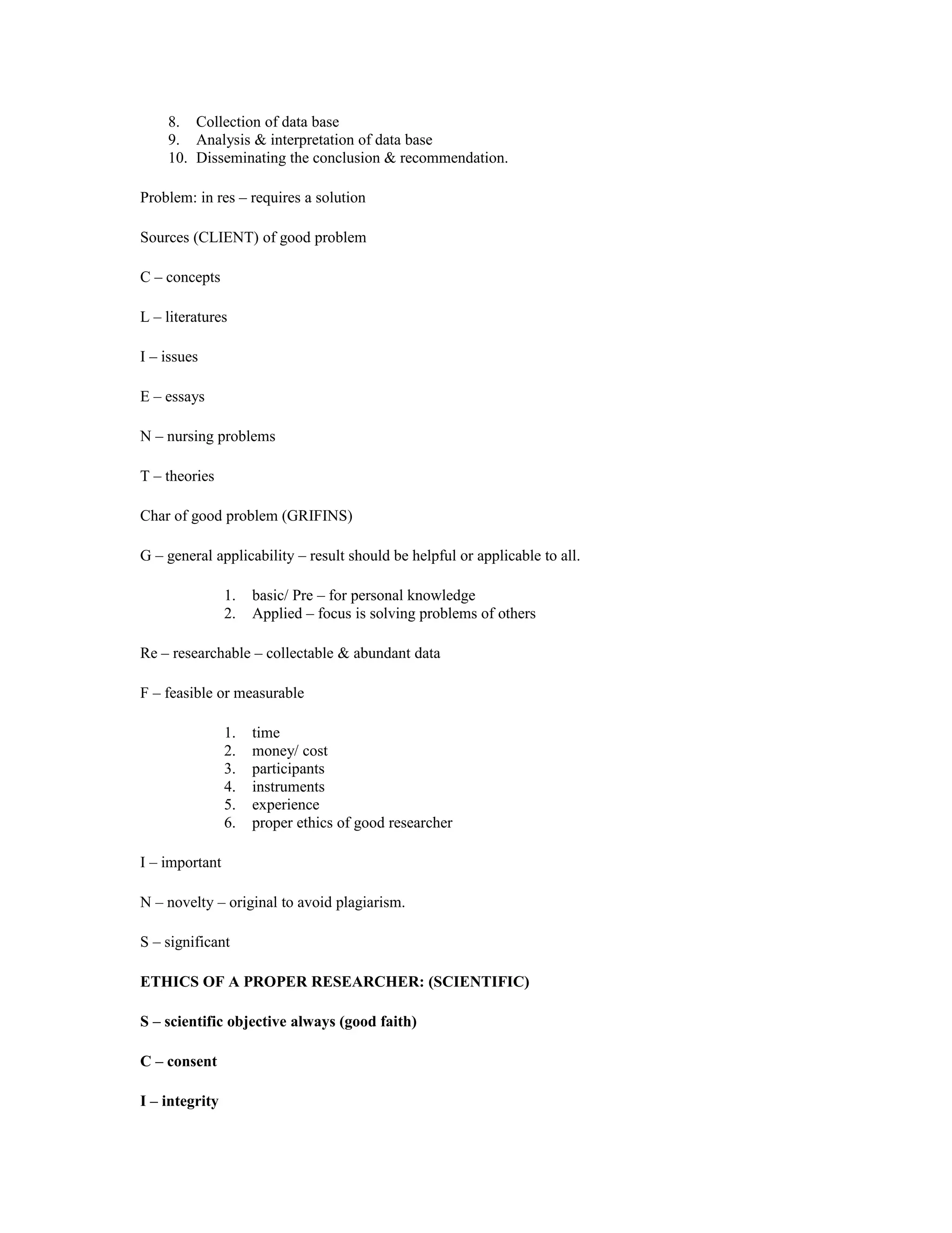 NurseReview.Org - Research Notes NLE Examination | PDF